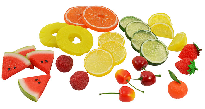 Cocktail Fruit Pieces Set of 27 - Fruit