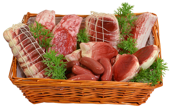 British Meat Selection Basket Raw - Food Sets